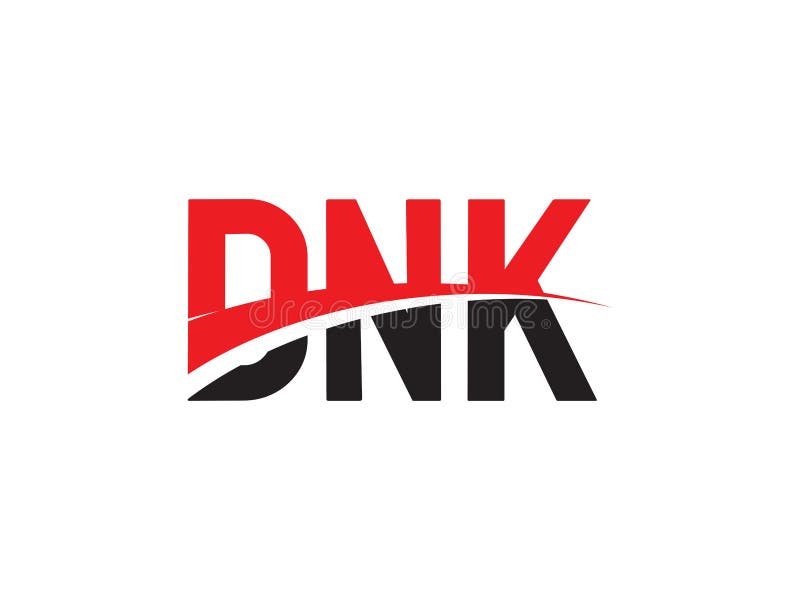 DNK Letter Initial Logo Design Vector Illustration Stock Vector ...