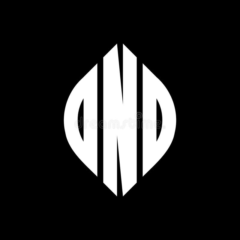 DNO Circle Letter Logo Design with Circle and Ellipse Shape. DNO ...