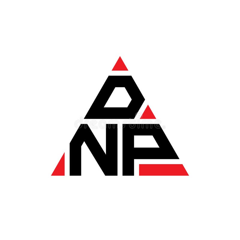 DNP Triangle Letter Logo Design with Triangle Shape. DNP Triangle Logo ...