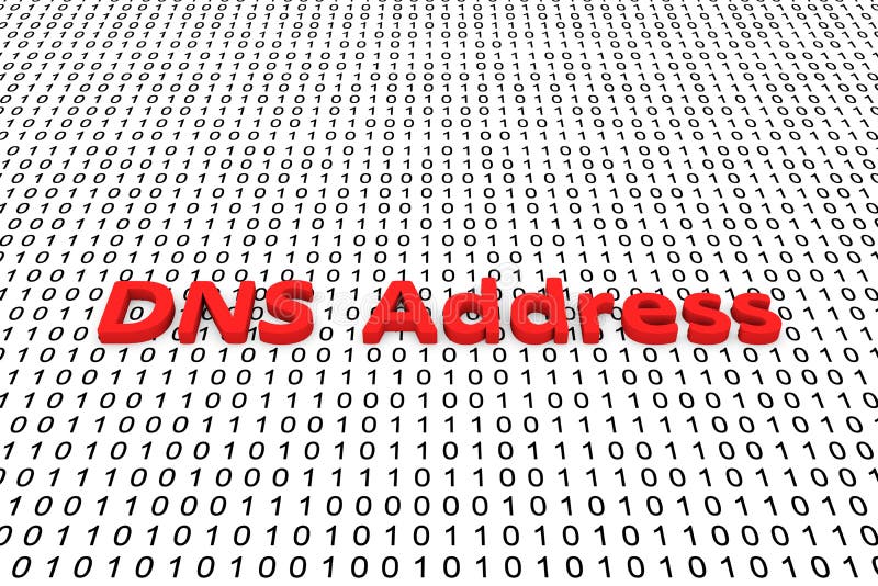 DNS address stock illustration. Illustration of online - 95770870