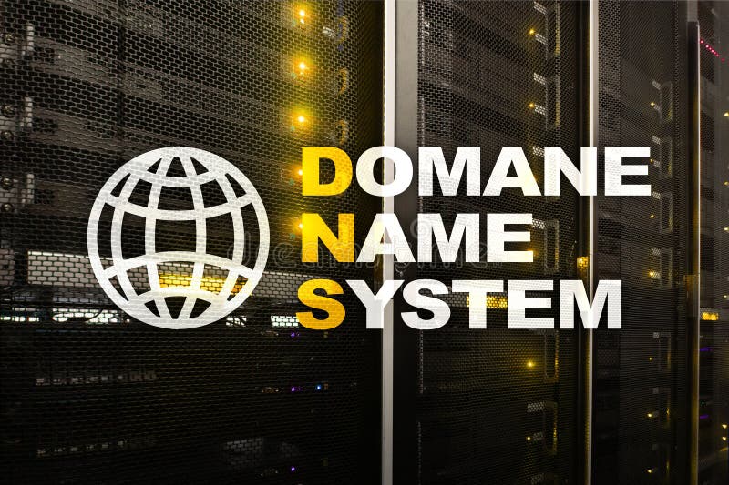 Dns - Domain Name System, Server And Protocol. Internet And Digital ...