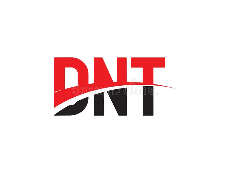 DNT Letter Initial Logo Design Vector Illustration Stock Vector ...