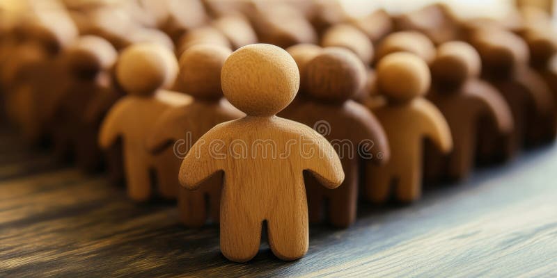 Do Dah Day National Decency Day Wooden Figures Representing Unity and ...