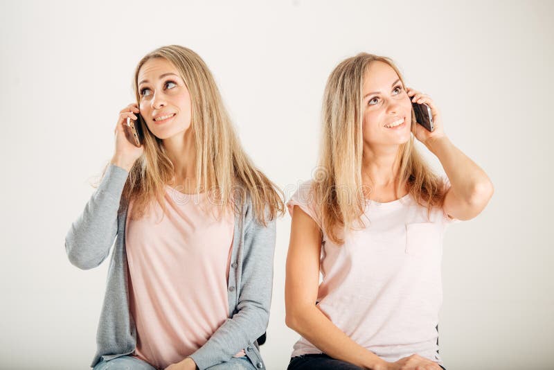 They always Do Everything at the Same Time Stock Image - Image of ...