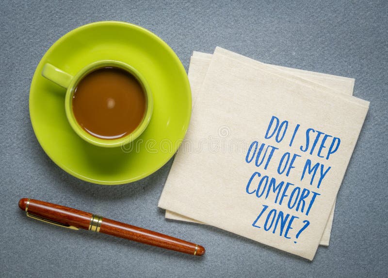 Do I Step Outside of My Comfort Zone? Personal Development Concept ...