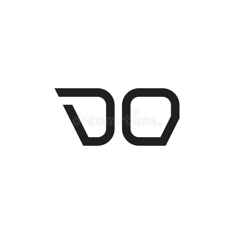 Do Initial Letter Vector Logo Icon Stock Vector - Illustration of ...