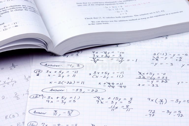 Do the math stock image. Image of divide, study, read, paper - 659713