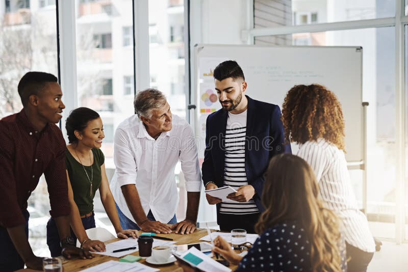 We Do More Than Brainstorm...a Group of Creative Employees Working in a ...