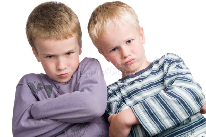 We do not agree. stock image. Image of brothers, brother - 18054103
