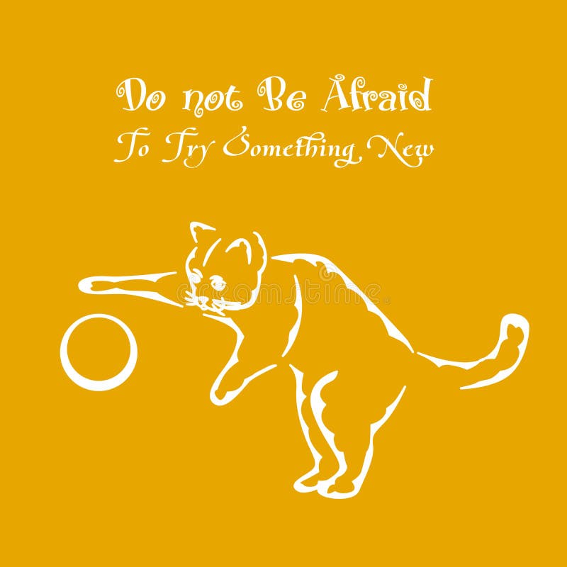 Do not Be Afraid stock vector. Illustration of leadership - 80273839