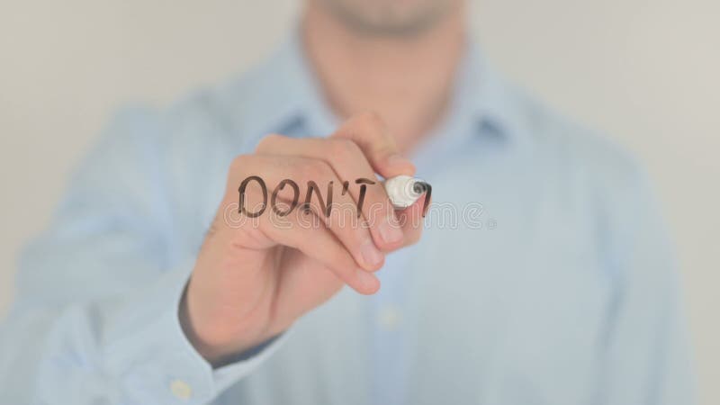 Do Not Be Lazy, Man Writing on Transparent Screen Stock Footage - Video ...