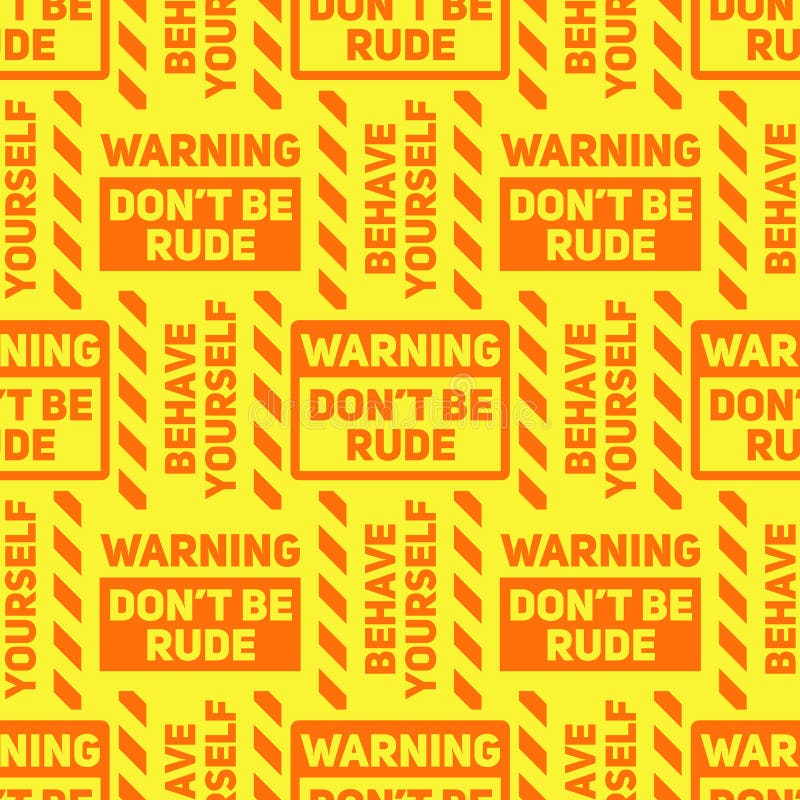 Do not be rude sign stock vector. Illustration of label - 105517965