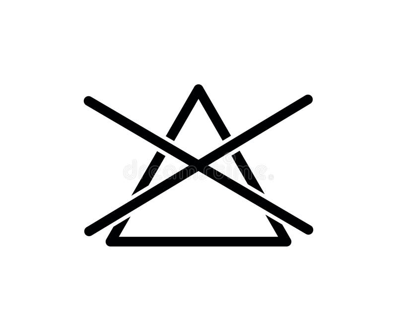 Do Not Bleach Icon Stock Illustrations – 227 Do Not Bleach Icon Stock ...