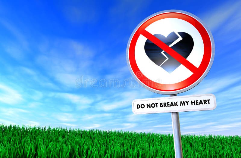 Do not break my heart stock illustration. Illustration of passin - 7840627