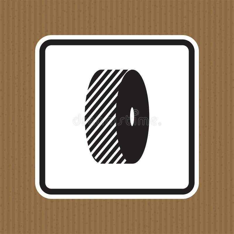 Do Not Change Grinding Wheels Symbol Sign Isolate on White Background ...