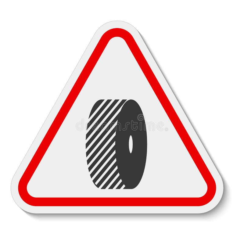 Do Not Change Grinding Wheels Symbol Sign on White Background Stock ...