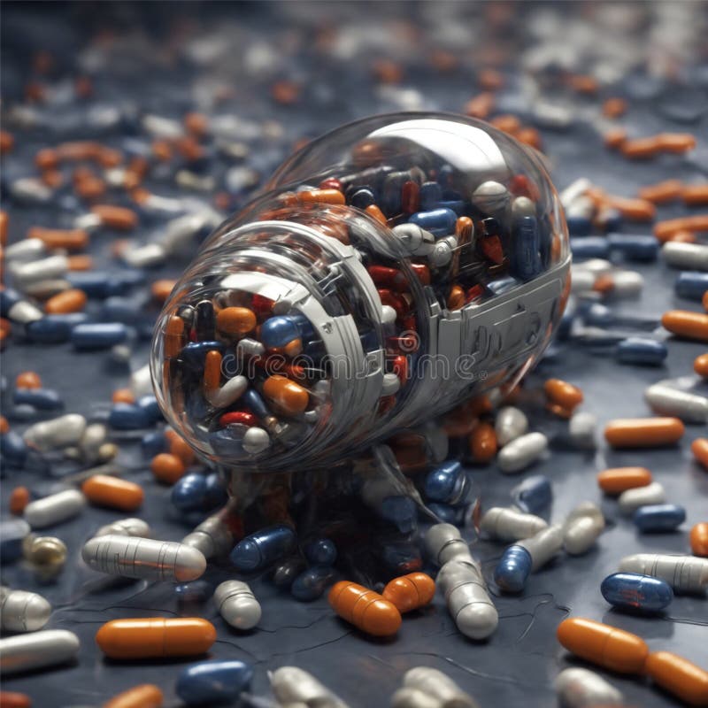 Do Not Chew or Crush this Capsule. Stock Illustration - Illustration of ...