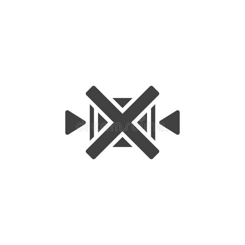 Do Not Clamp, Packaging Sign Vector Icon Stock Vector - Illustration of ...