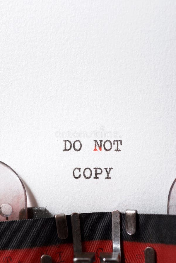 Do not copy stock image. Image of conceptual, text, fake - 212431541