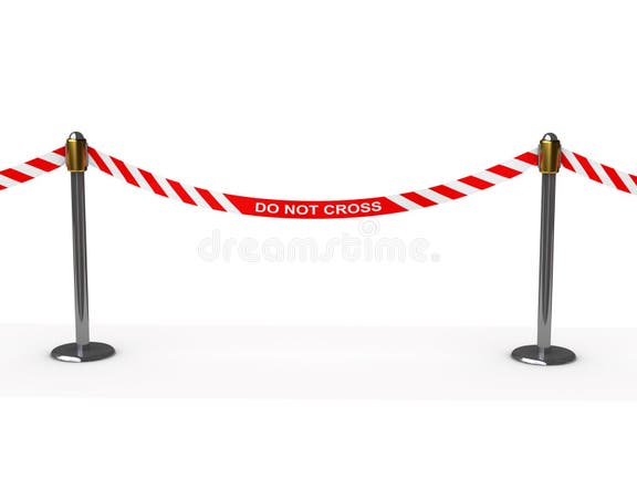 Do Not Cross Sign Stock Illustrations – 2,244 Do Not Cross Sign Stock ...