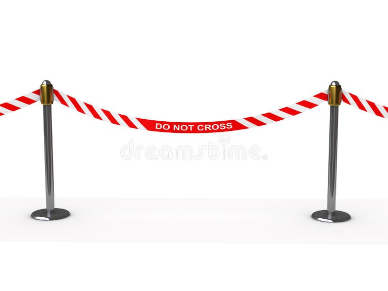 Do Not Cross Sign Stock Illustrations – 2,244 Do Not Cross Sign Stock ...