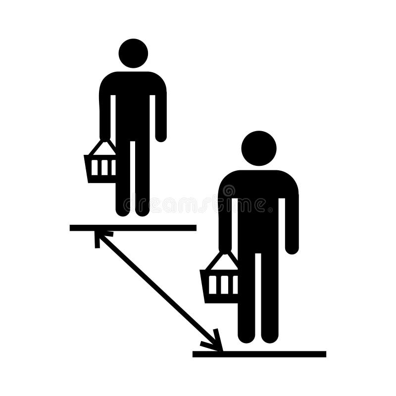 Do Not Cross Marking Lines. Warning Icon Stock Vector - Illustration of ...