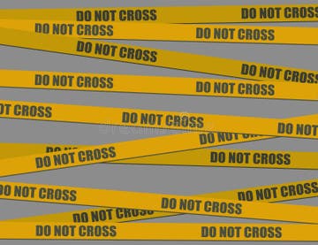 Do Not Cross Ribbon Stock Illustrations – 866 Do Not Cross Ribbon Stock ...