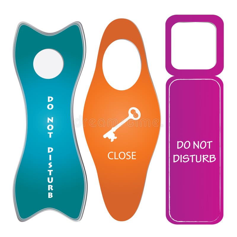 Do not disturb stock illustration. Illustration of knob - 17389132