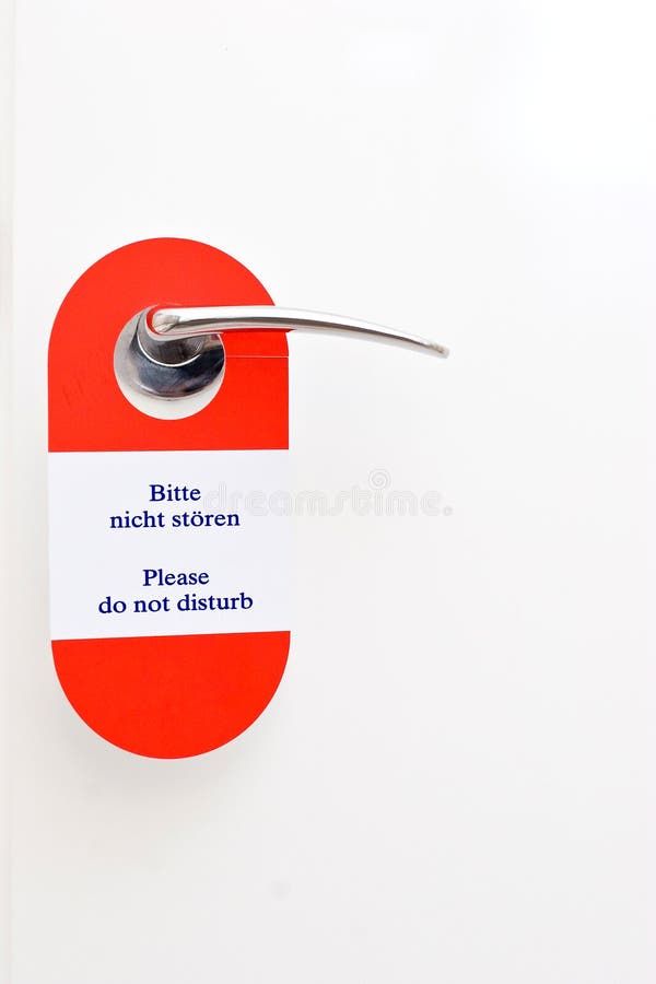 Do not disturb stock photo. Image of hospitality, note - 3141826