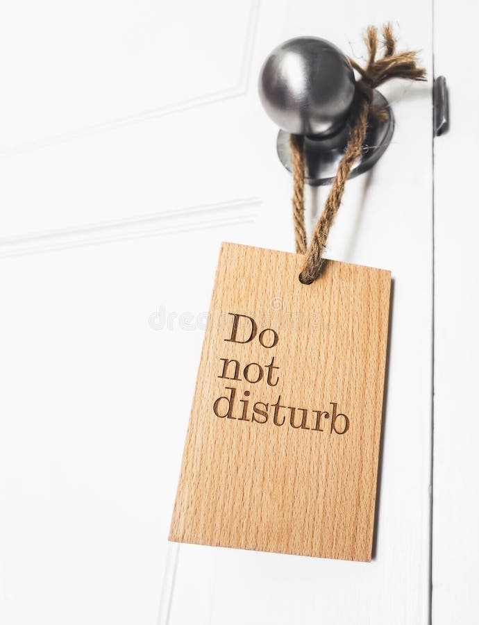 Do not disturb stock image. Image of lock, relax, room - 47222927