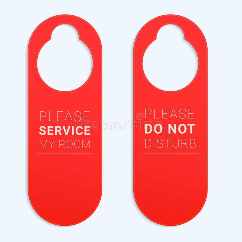 Do not disturb label stock vector. Illustration of elegant - 200020869