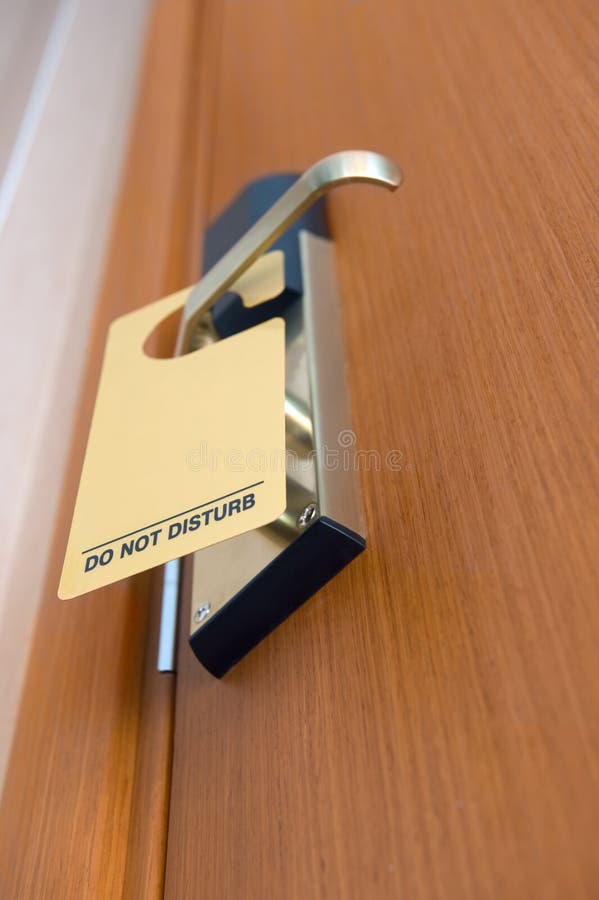 Do Not Disturb Sign stock image. Image of private, service - 9288891