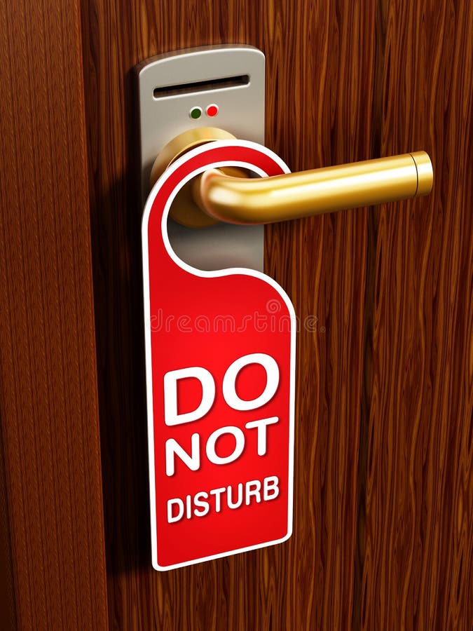 Do Not Disturb Sign Hotel