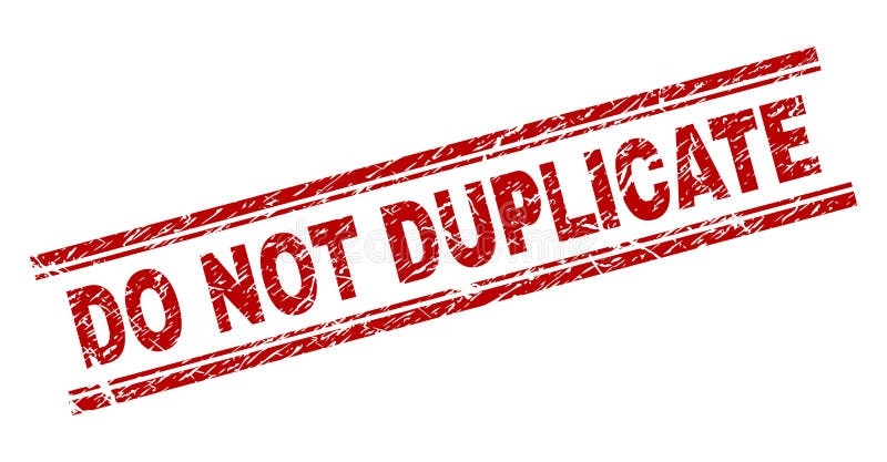 Scratched Do Not Duplicate Line Stamp with Collage No VPN Icon Stock ...