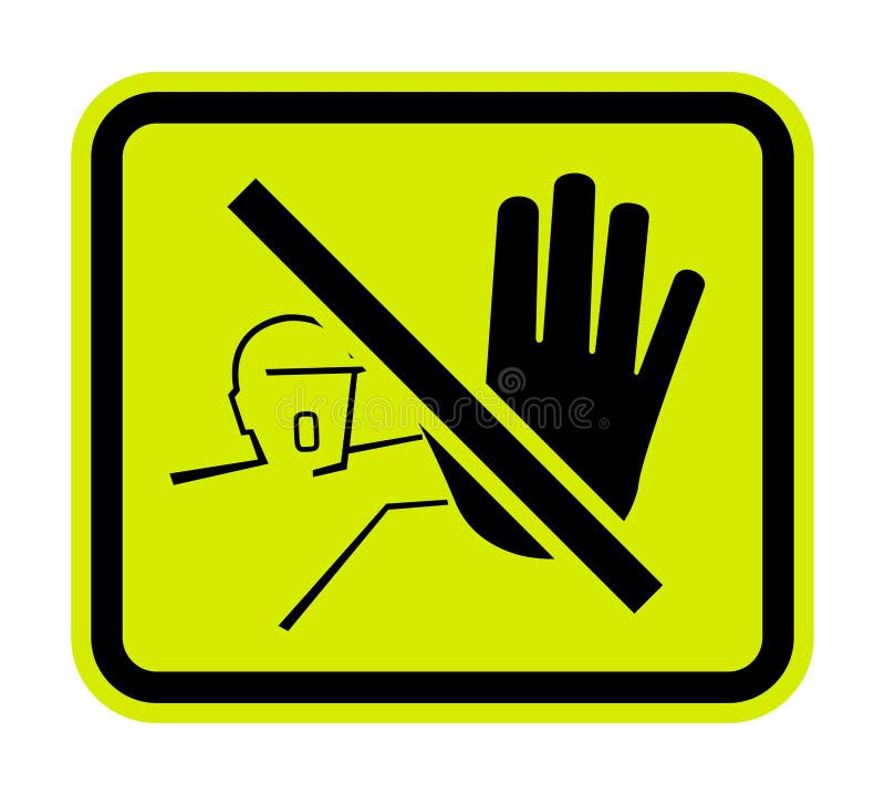 Do Not Enter before Being Allowed Stock Vector - Illustration of limit ...