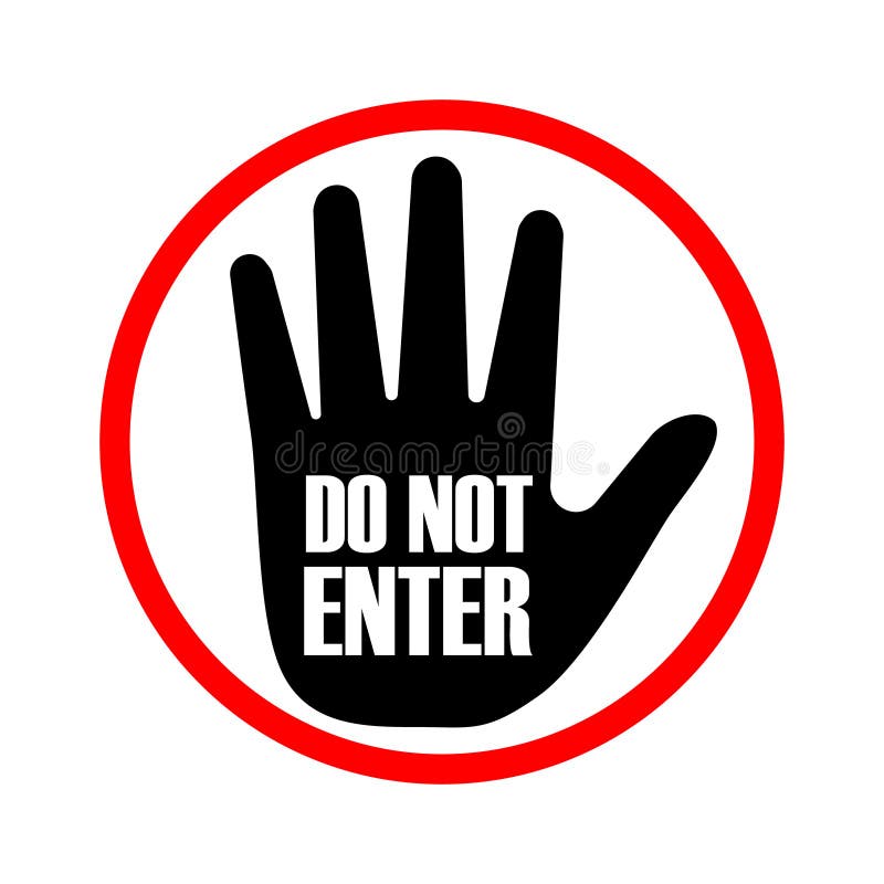 Stroke Icon Do Not Enter Stock Illustrations – 49 Stroke Icon Do Not ...