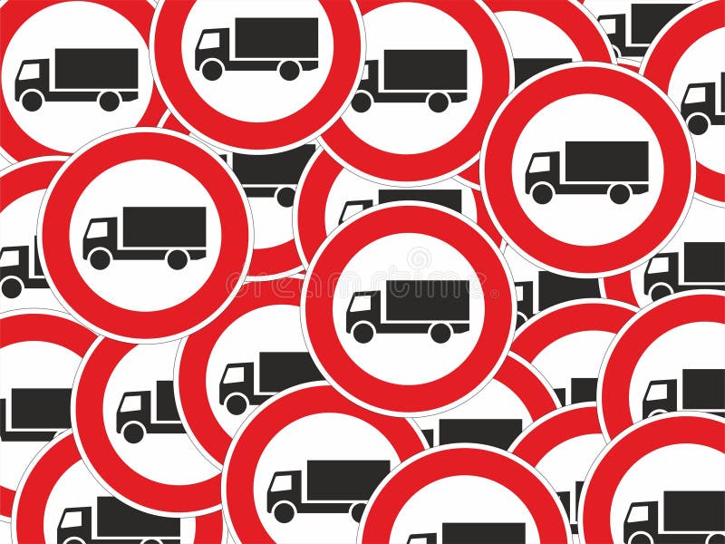 Do Not Enter Truck Stock Illustrations – 15 Do Not Enter Truck Stock ...