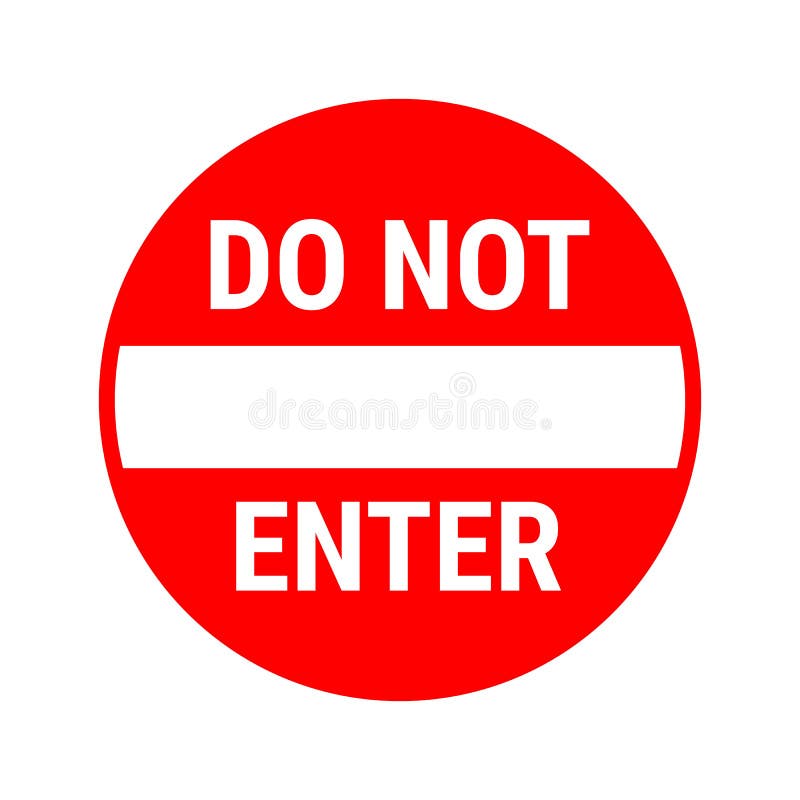 Do Not Enter Area Stock Illustrations – 2,018 Do Not Enter Area Stock ...
