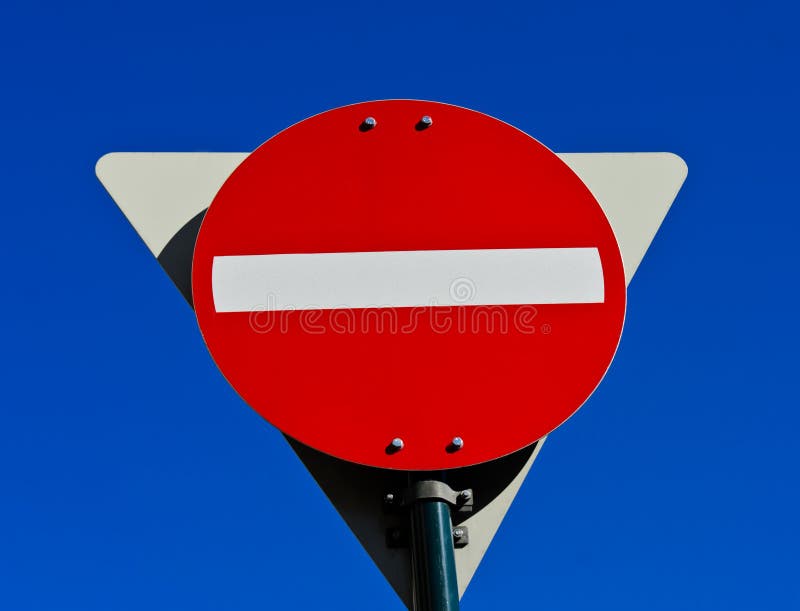 Do not enter sign stock photo. Image of prevent, roadsign - 25404070