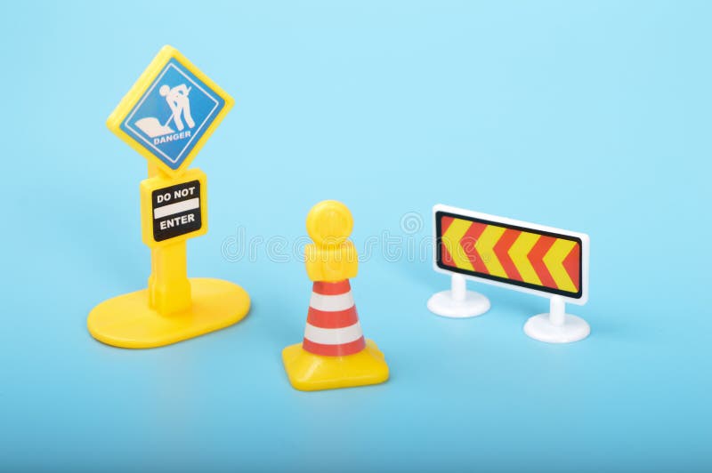 Do Not Enter Warning Sign Symbol with Blue Background Stock Photo ...