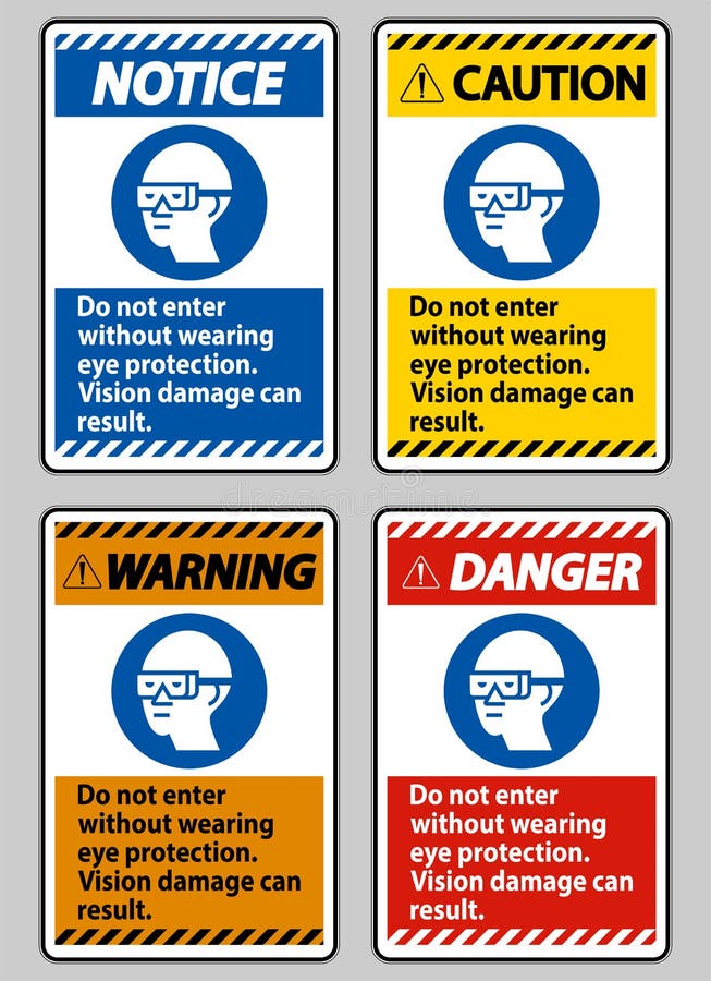Not Wearing Safety Glasses Stock Illustrations – 102 Not Wearing Safety ...