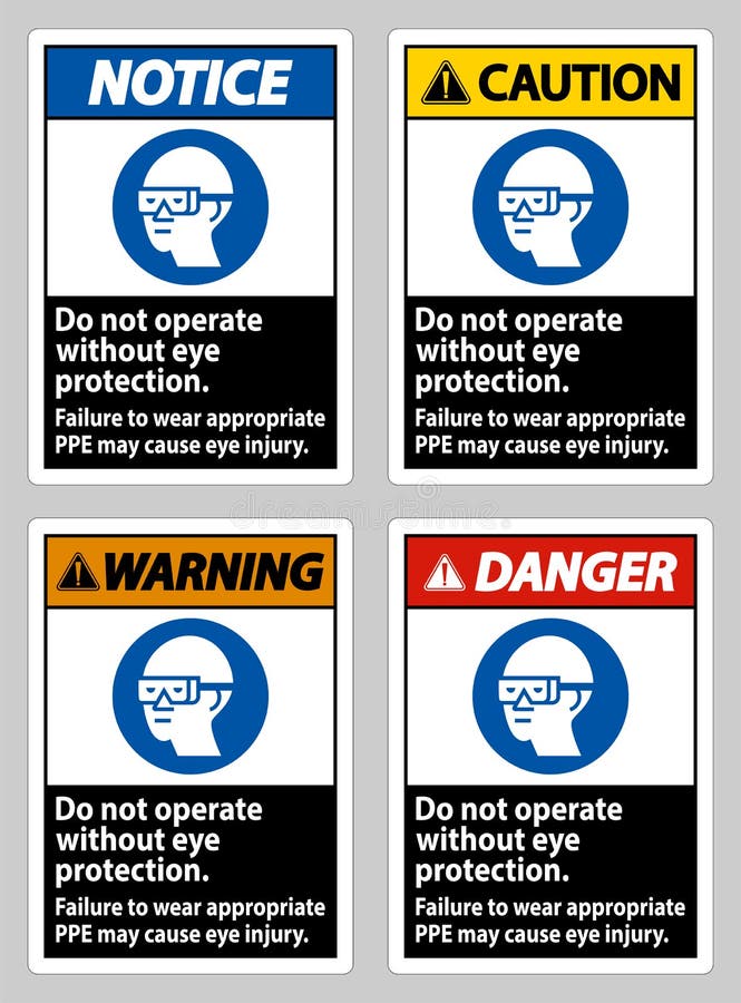 Not Wearing Safety Glasses Stock Illustrations – 102 Not Wearing Safety ...