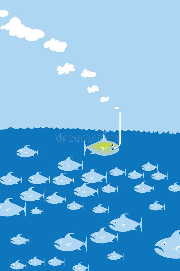 Do not follow stock illustration. Illustration of concept - 16465447