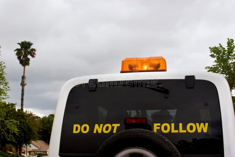 Do Not Follow stock photo. Image of driver, follow, hazard - 19817916