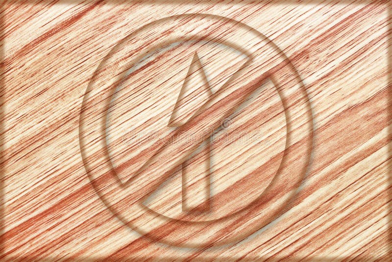 Do Not Go Straight Sign on Wooden Board Stock Illustration ...
