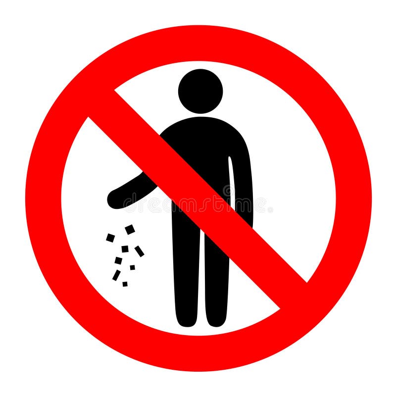 Do Not Litter Cartoon Stock Illustrations – 58 Do Not Litter Cartoon ...