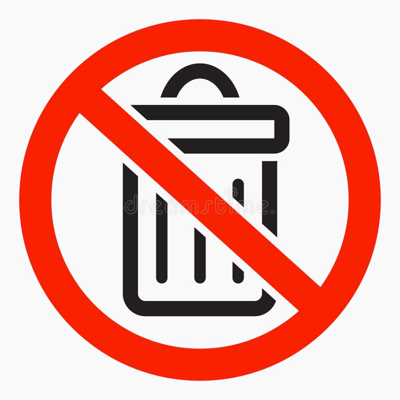 Prohibited Waste Disposal Stock Illustrations – 77 Prohibited Waste ...