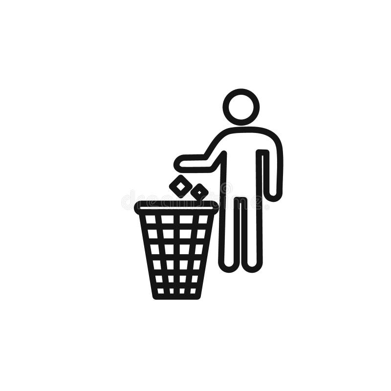 Do Not Litter Icon Vector Set Collection for Web Stock Vector ...