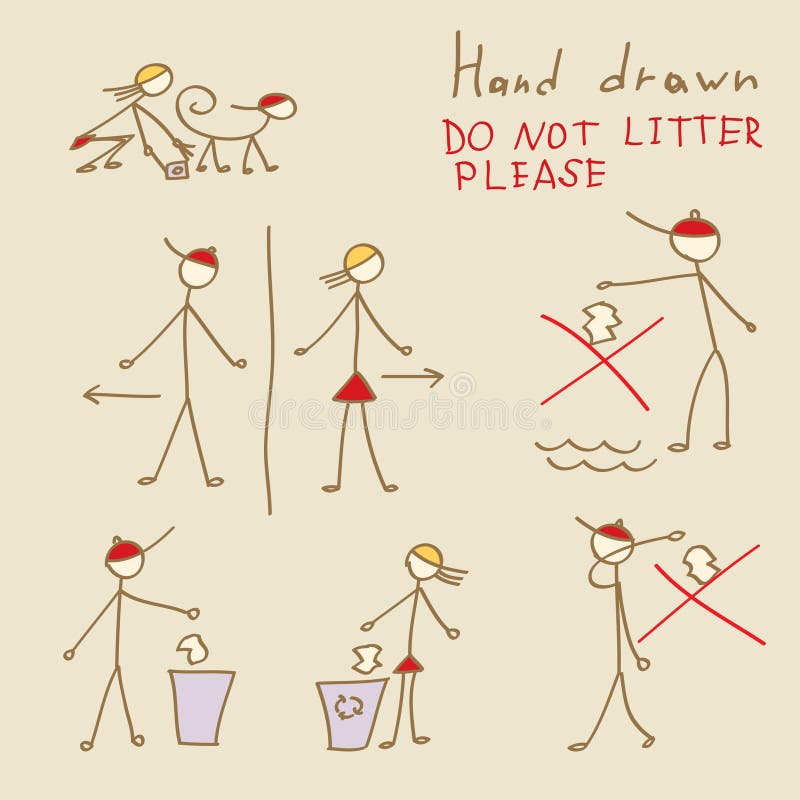 Do Not Litter Cartoon Stock Illustrations – 74 Do Not Litter Cartoon ...