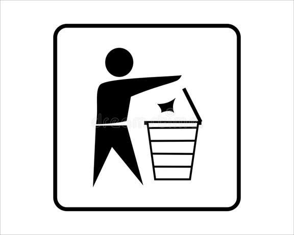 Do not litter sign stock vector. Illustration of pollution - 286916988